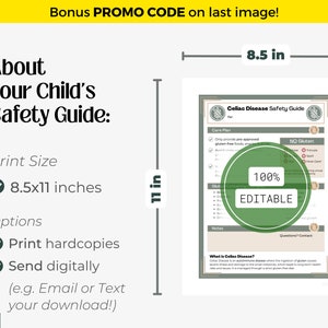 Gluten Free Kid • Celiac Disease Safety Guide Sheet for Kid • Canva ...