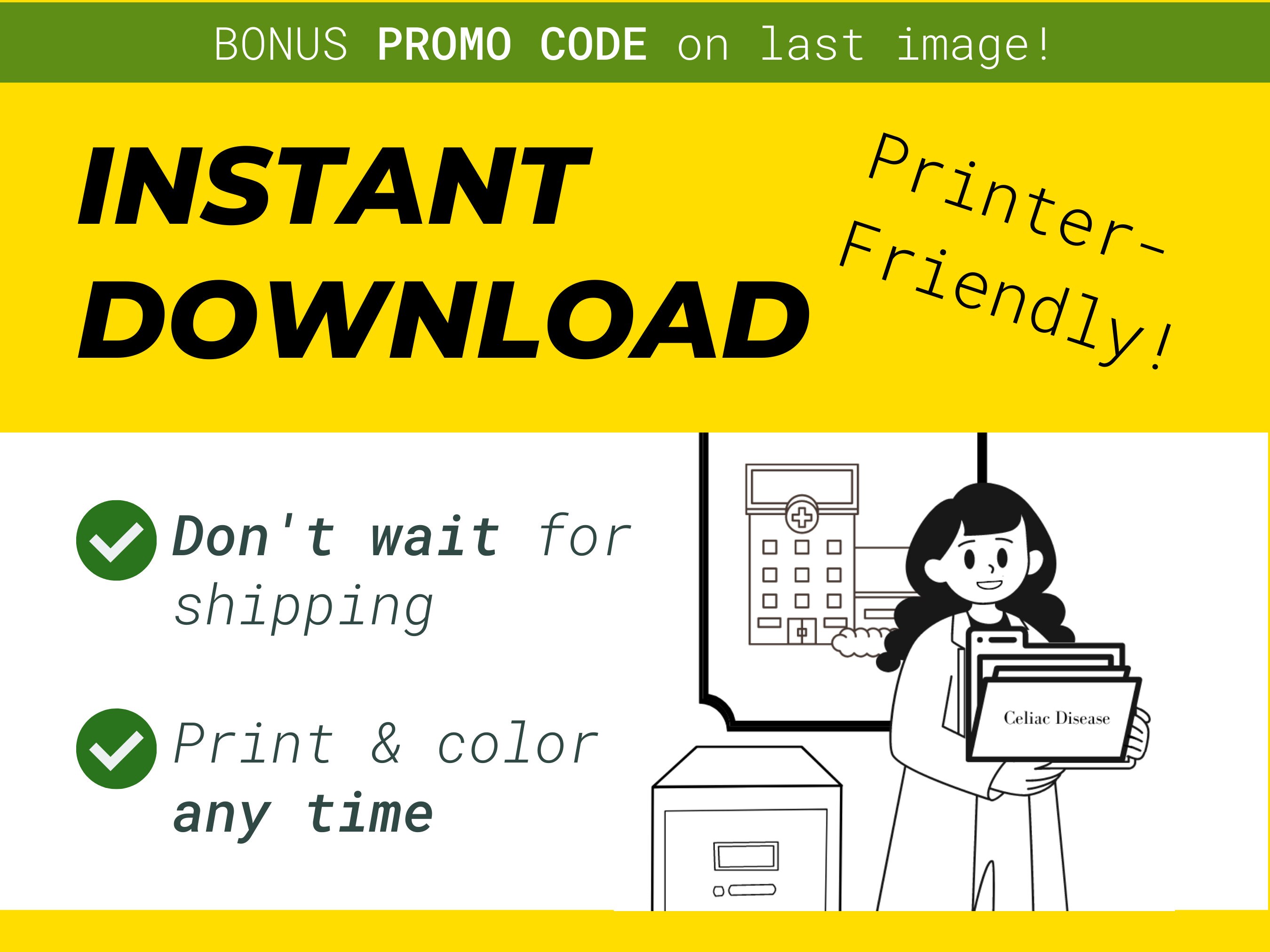 Celiac Disease Information for Kids, Coloring Book for Gluten Free Kids ...