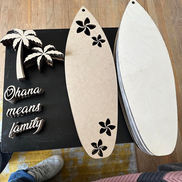 Lilo and Stitch Surfboard Sign - Etsy