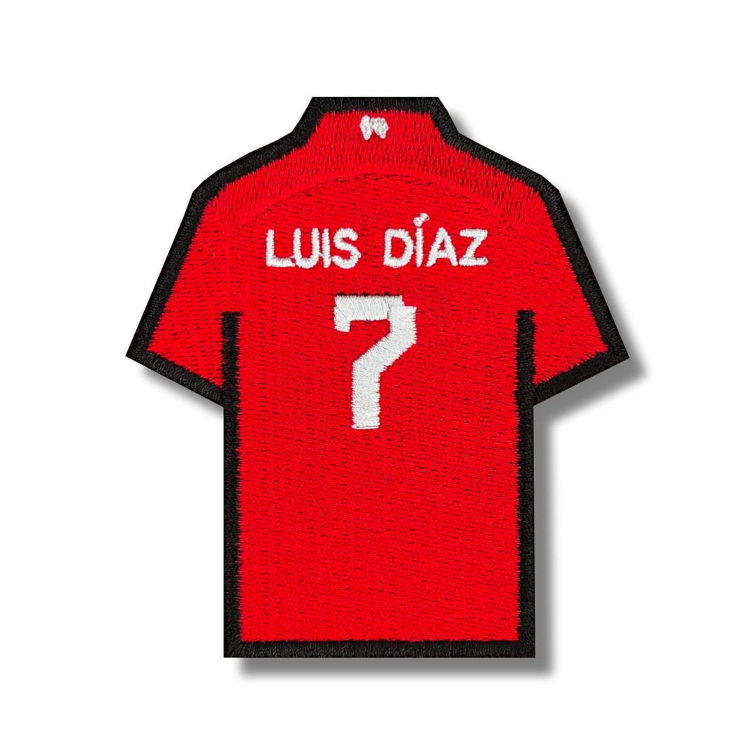 Luis Díaz Liverpool Jersey Embroidered Patch - Etsy