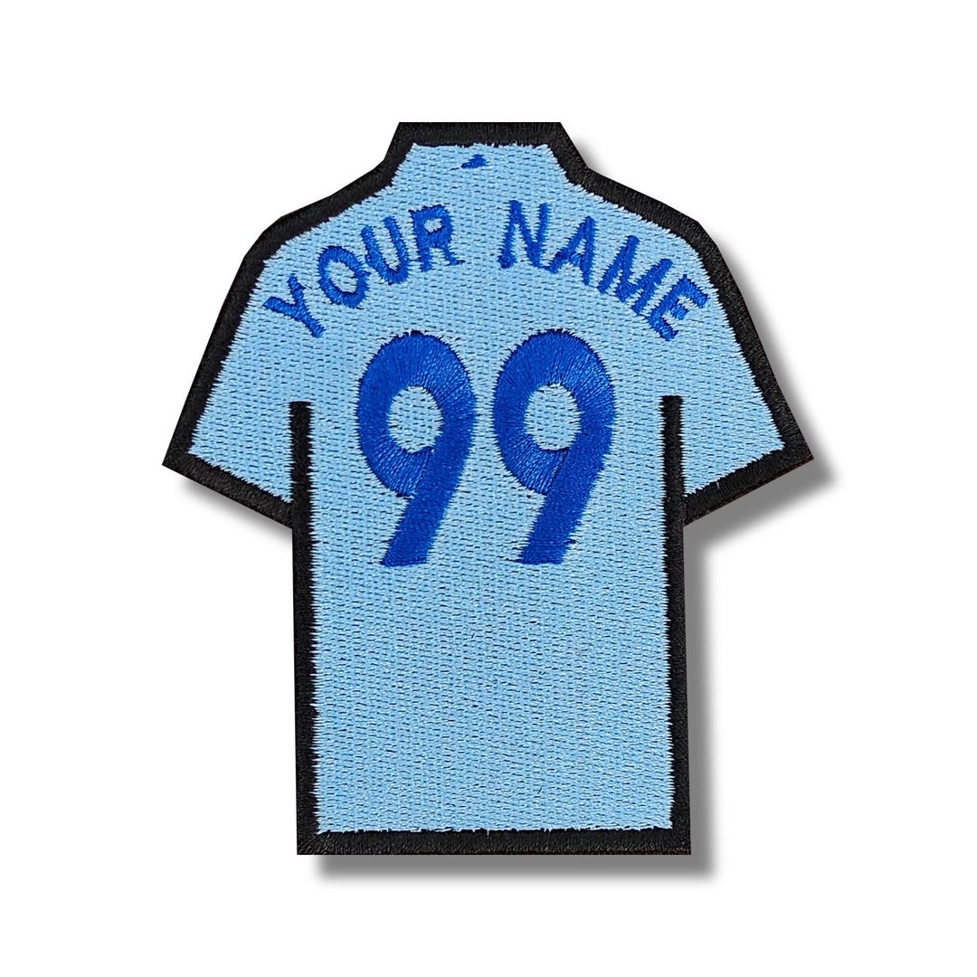 Custom Personalized Manchester City Jersey Embroidered Patch - Etsy