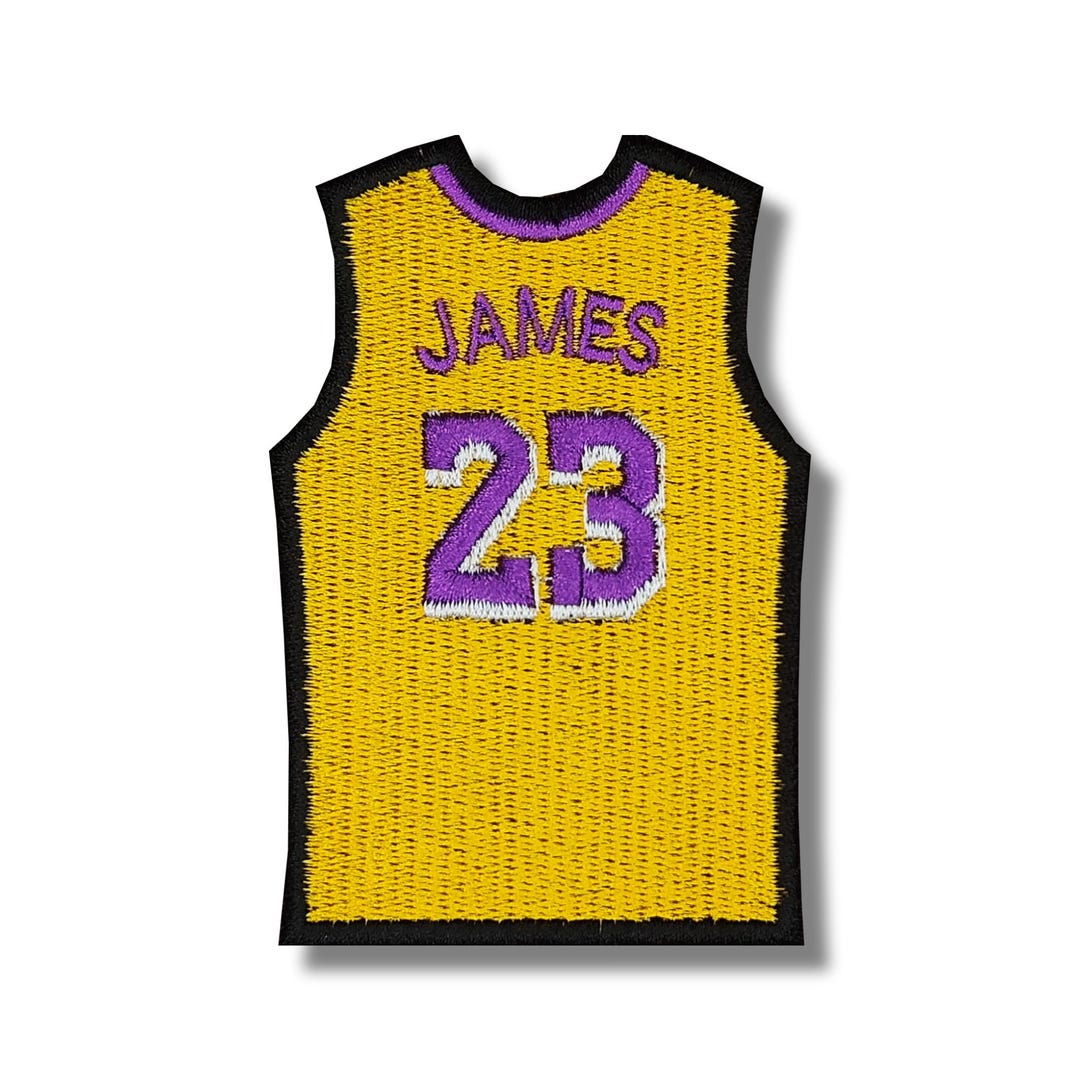 Lebron James Los Angeles Lakers Basketball Jersey Embroidered Patch - Etsy