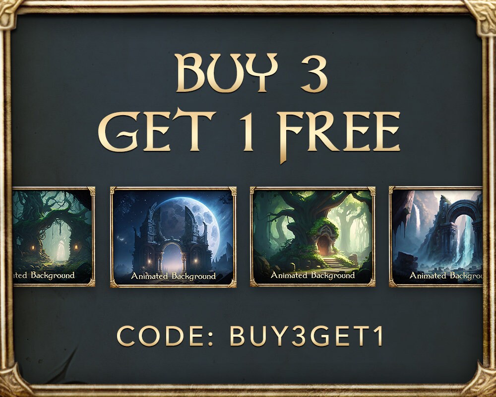 Vtuber Background Animated Spooky Graveyard Fantasy Looped Vtuber ...