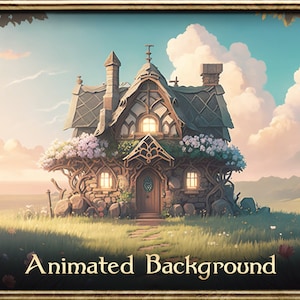 Vtuber Background Animated | Cute Seaside Cottage | Fantasy Looped ...