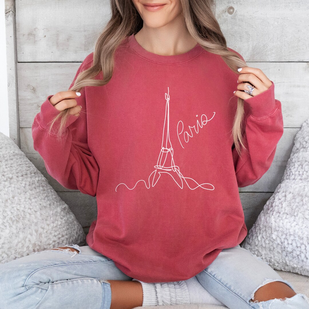 Eiffel Tower Sweatshirt, Eiffel Tower Shirt, Paris France Tshirt ...