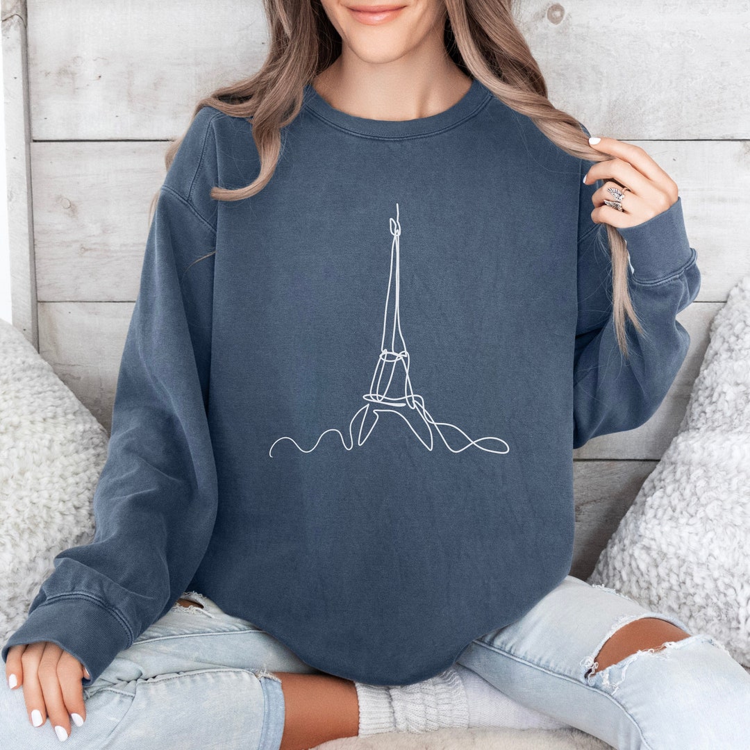 Eiffel Tower Sweatshirt, Eiffel Tower Shirt, Paris France Tshirt ...