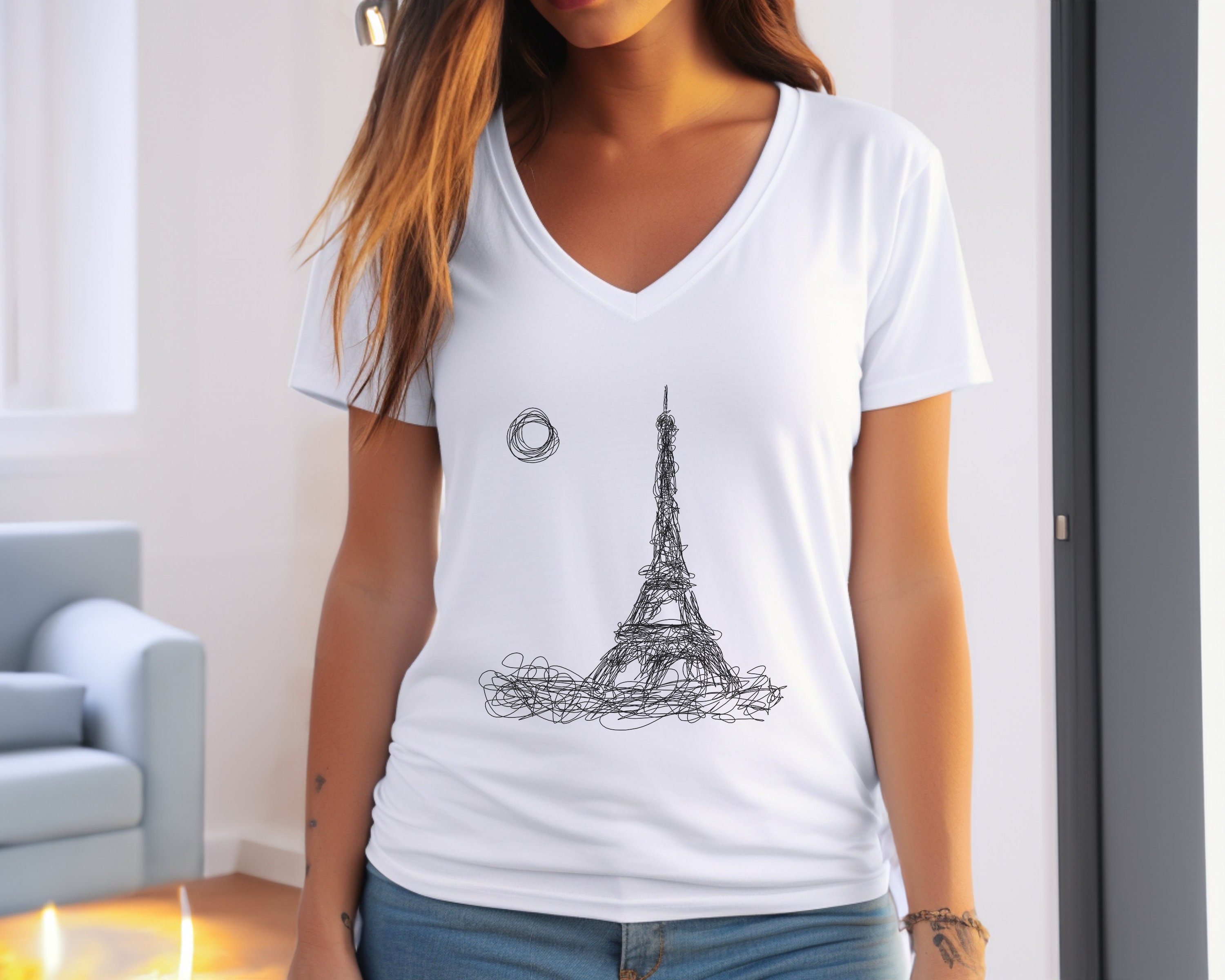 Eiffel Tower Shirt, Paris France Tshirt, Travel to France T-shirt, Gift ...