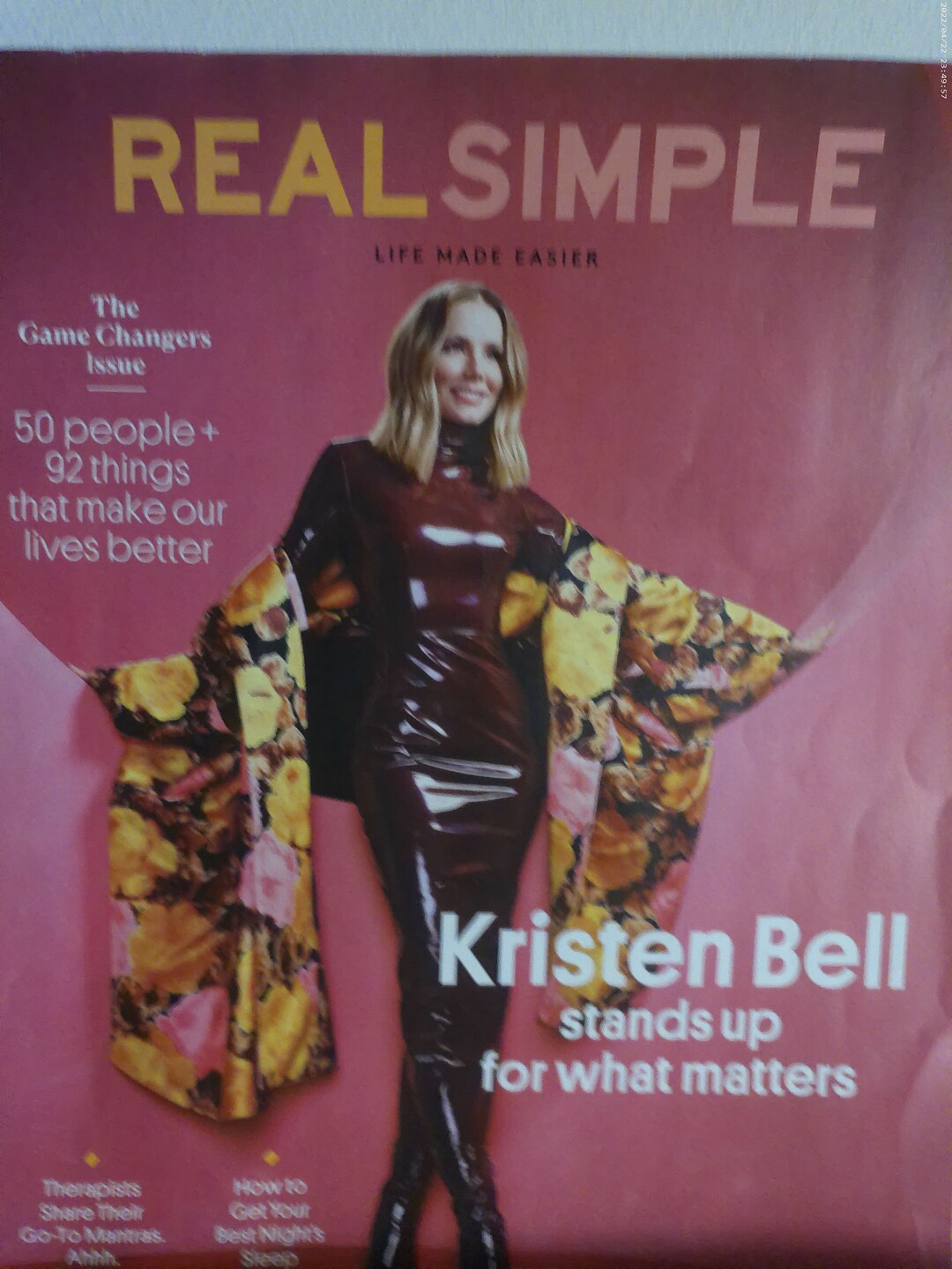 Collector Keepsake Kristen Bell Magazine - Etsy