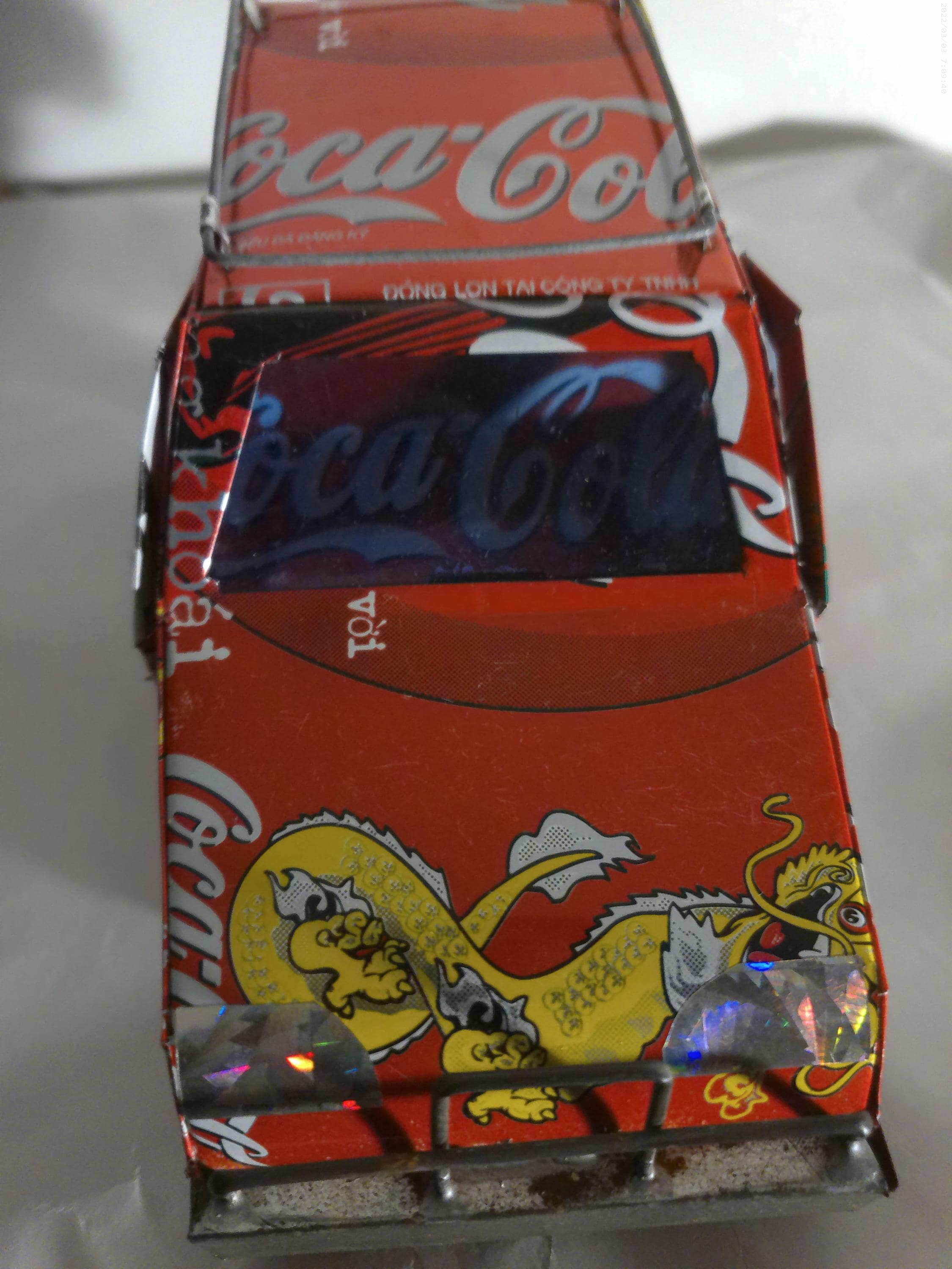 Collector Keepsake Style Coca Cola Car Made With Soda Cans - Etsy