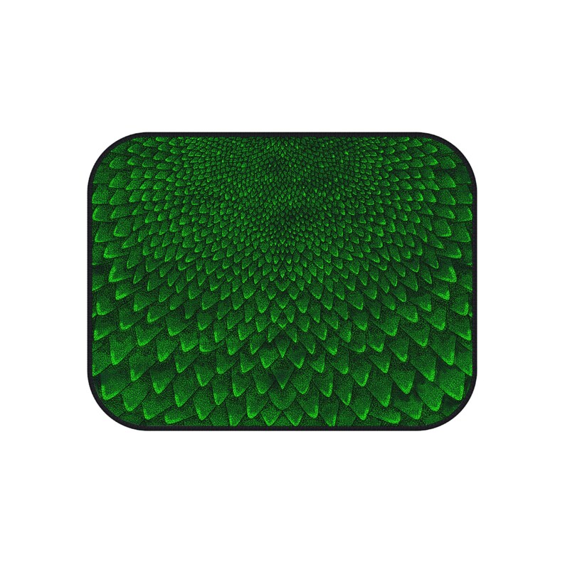 Dark Green Dragon Scales Car Mats (set of 4) - Etsy