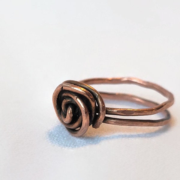 Copper Wire Ring - Etsy