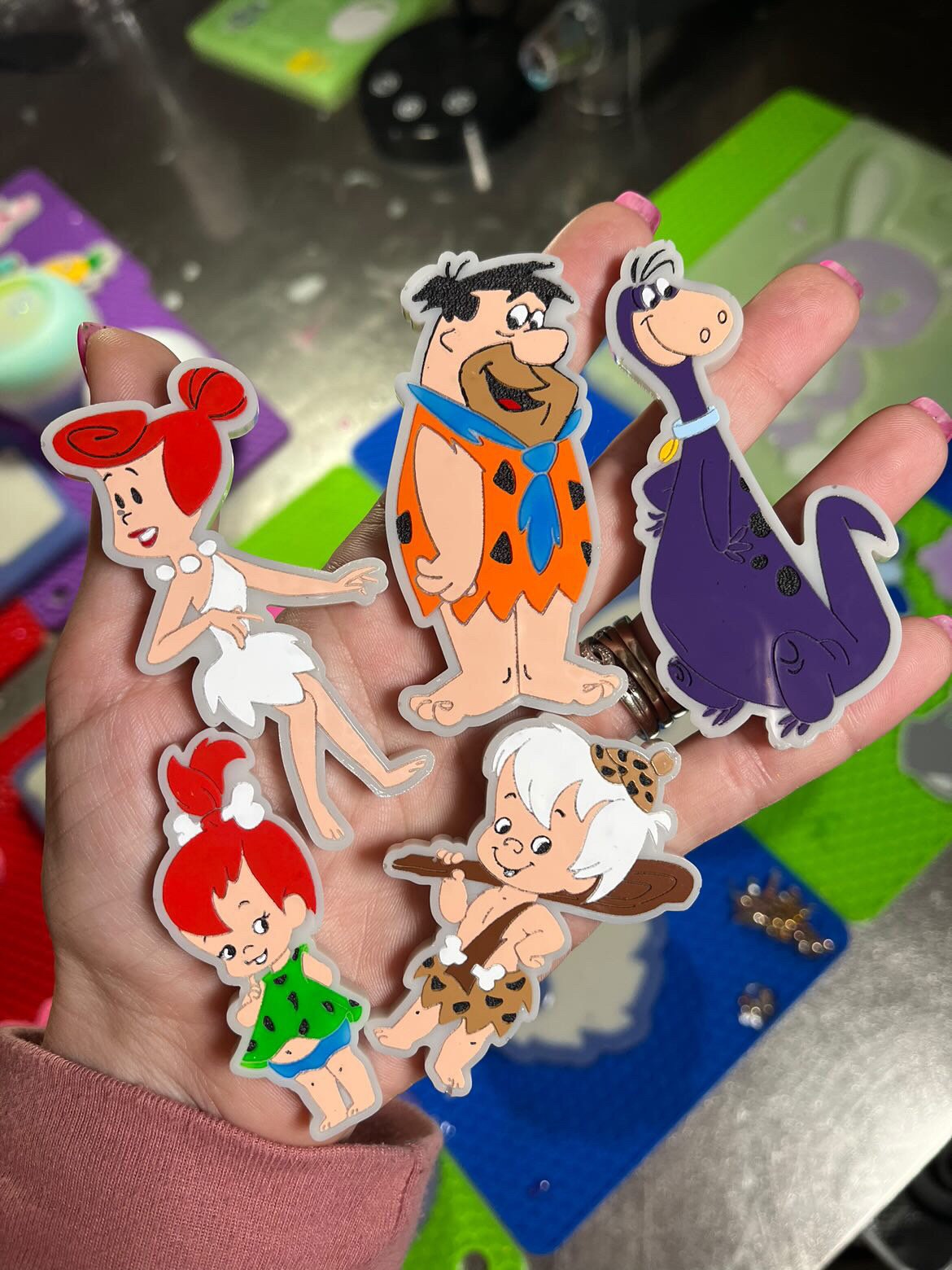 Prehistoric Characters Mold Pallet | Magnet Mold | Keychain Mold - Etsy