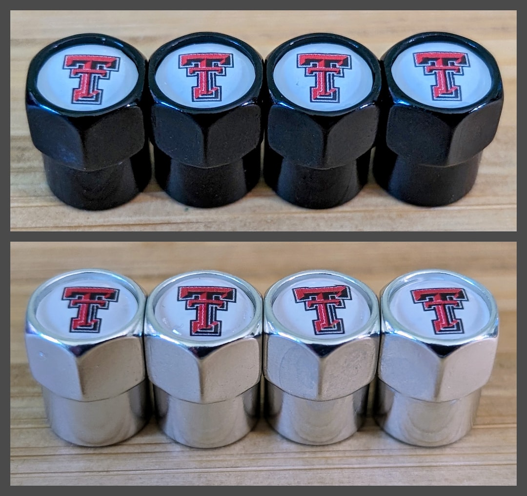 Metal Tire Air Valve Stem Caps Texas Tech Red Raiders - Etsy