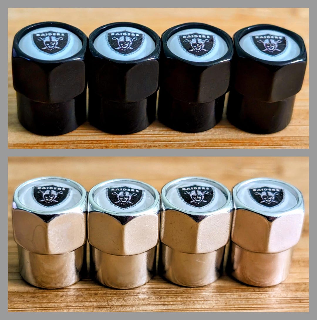 Metal Tire Valve Stem Caps - Las Vegas Raiders - Etsy