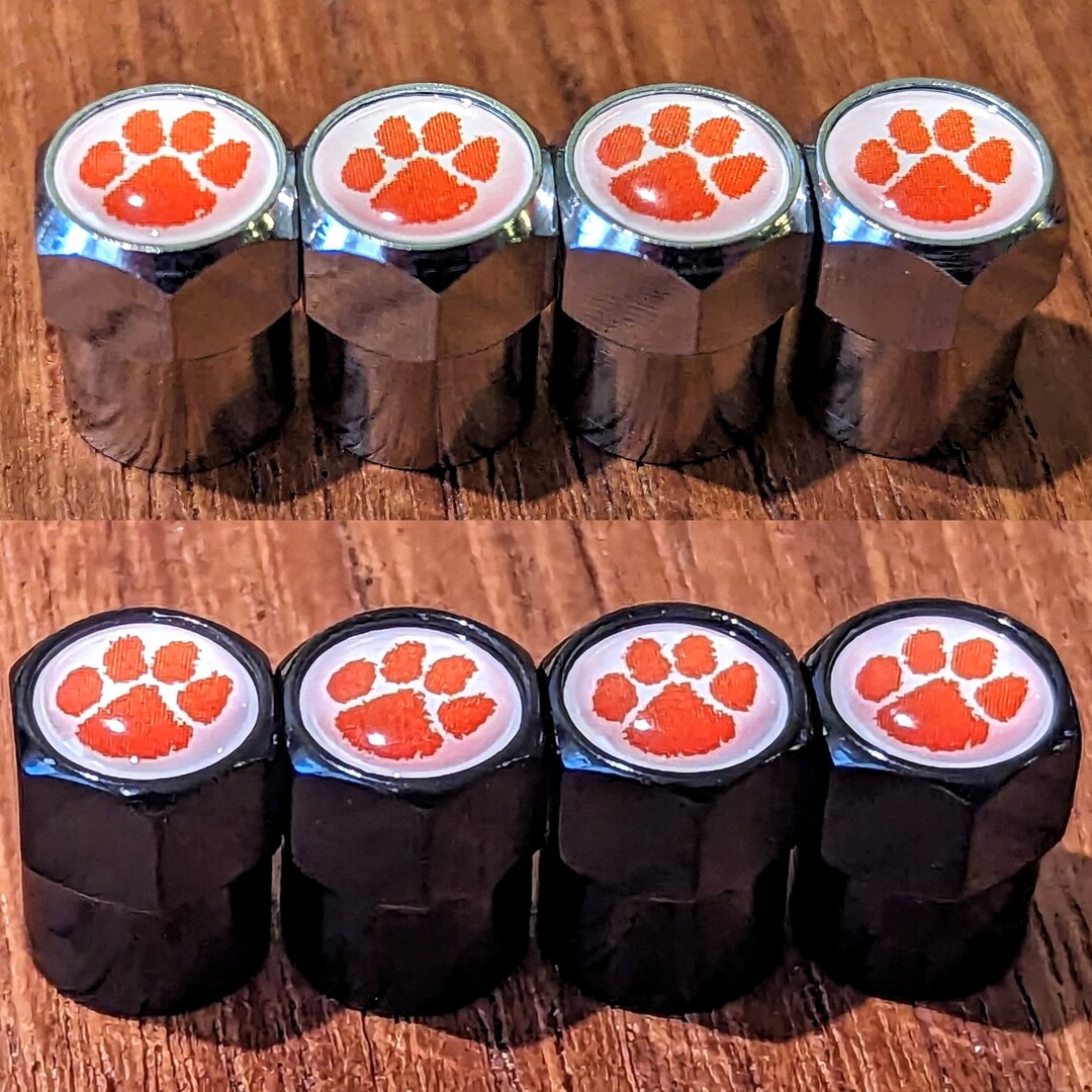 Metal Tire Valve Stem Caps - Clemson Tigers - Etsy