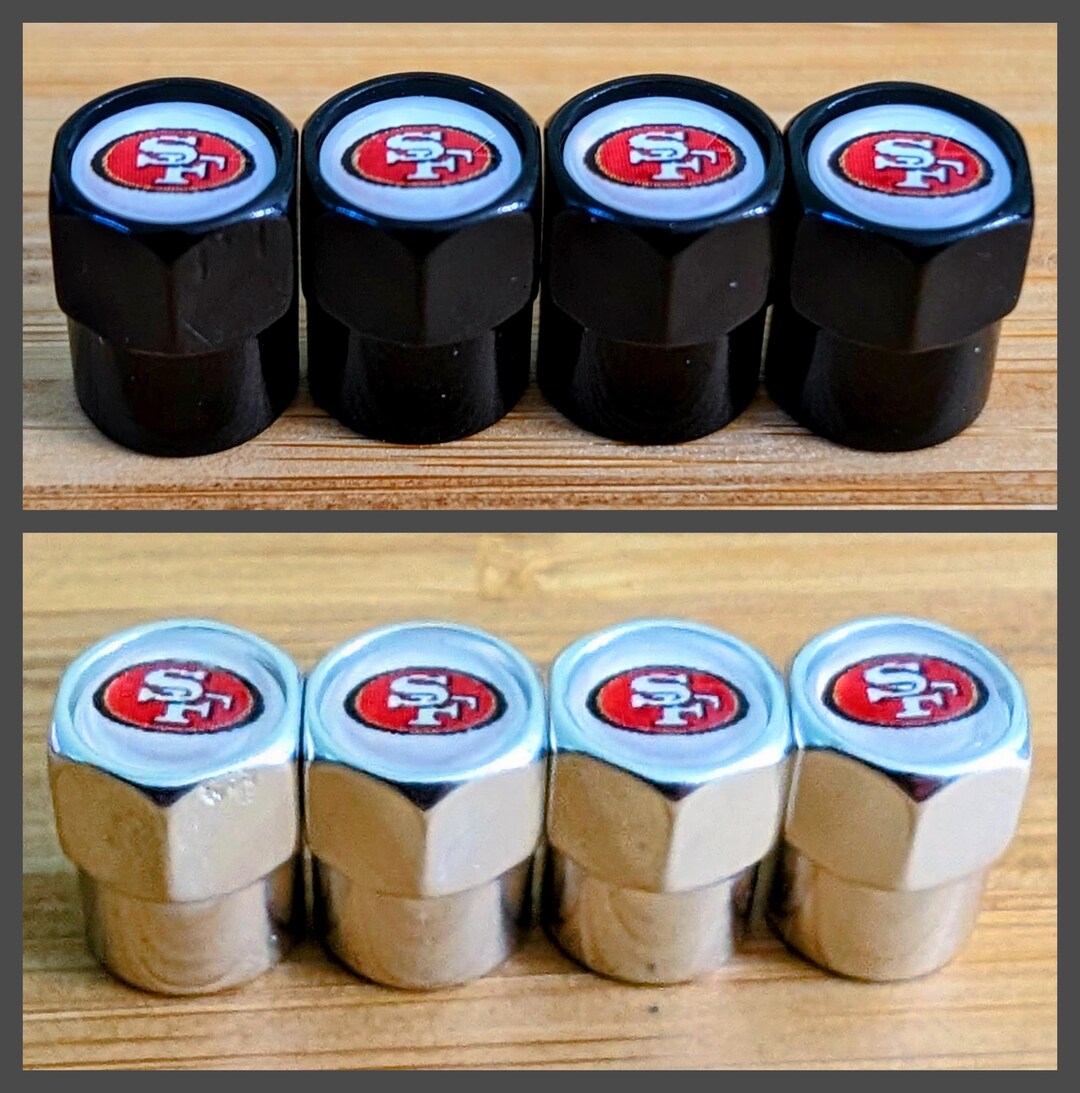 Metal Tire Valve Stem Caps San Francisco 49ers - Etsy