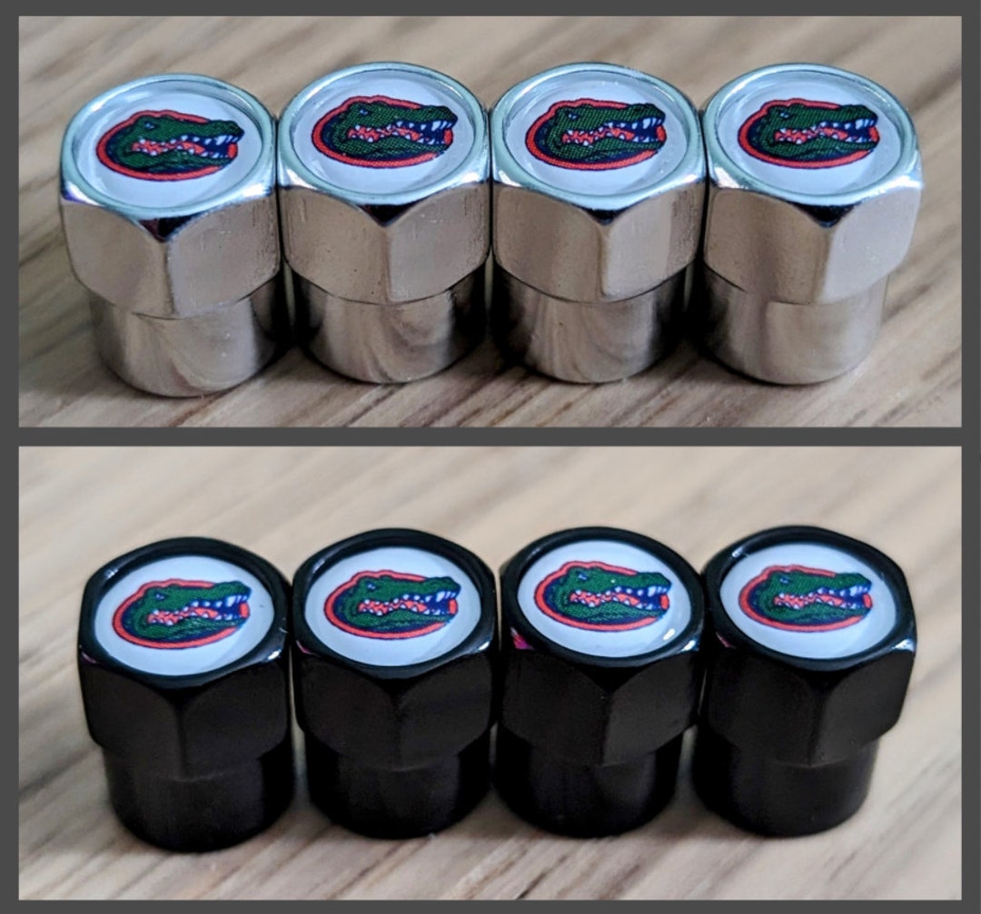 4x Tire Dust Caps Wheel Air Valve Stem Screw Covers - Florida Gators - Etsy