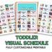 Customizable Toddler Visual Schedule | Printable Routine Chart | Daily ...