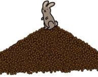 Rabbit Poop Organic Fertilizer Plant Food Gardening Bunny Berries Bunny ...