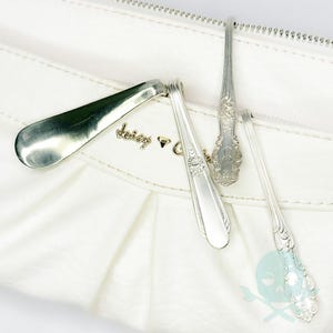 Antique Silverplate Spoon Handle Purse Hook Keyring - Etsy