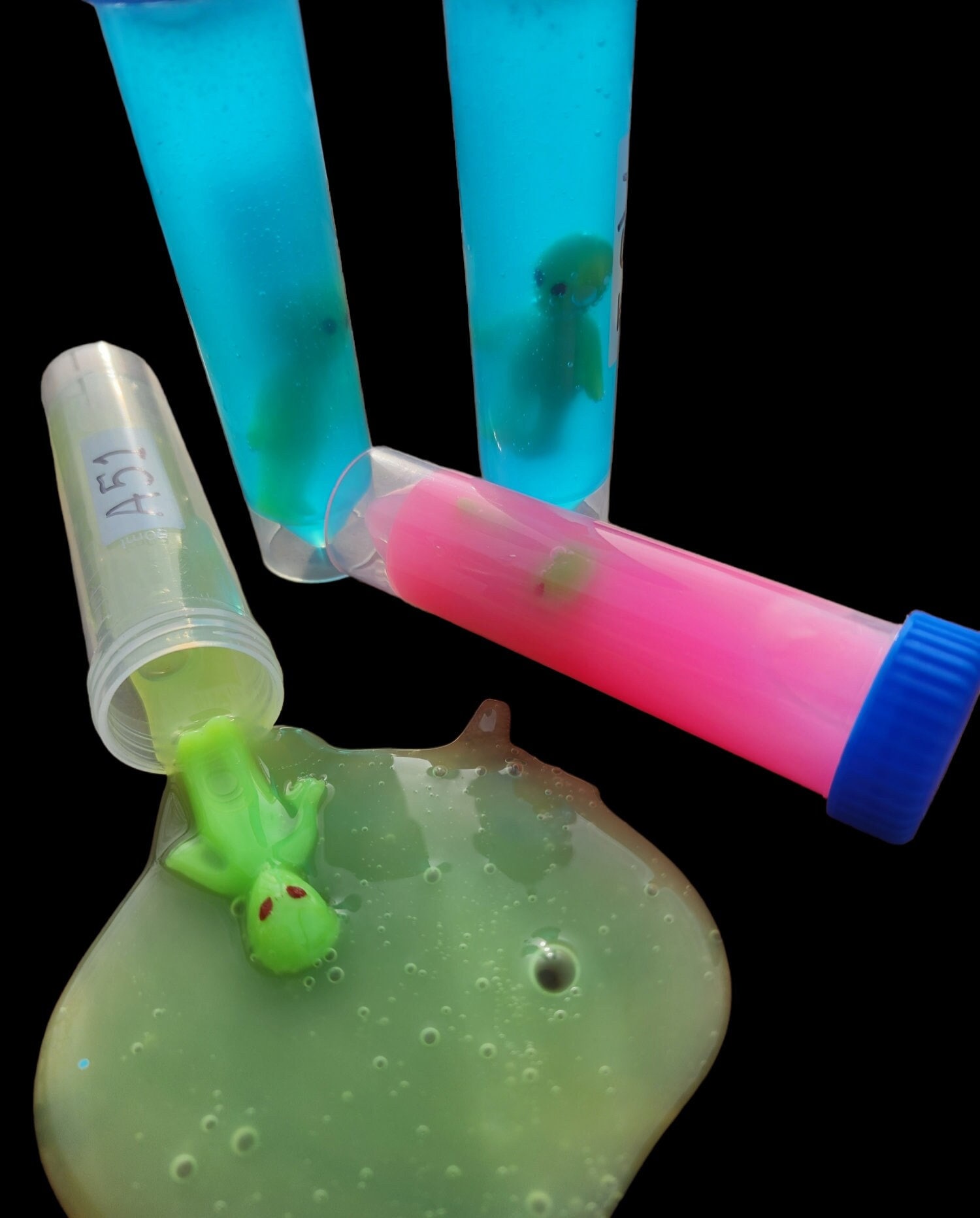 Uses Test Tubes For Fun