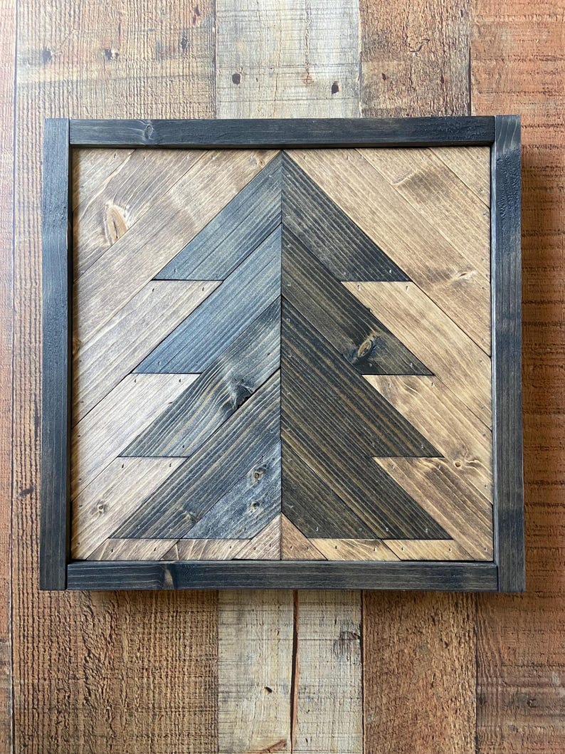 Handmade Tree Wood Wall Art Decor - Etsy