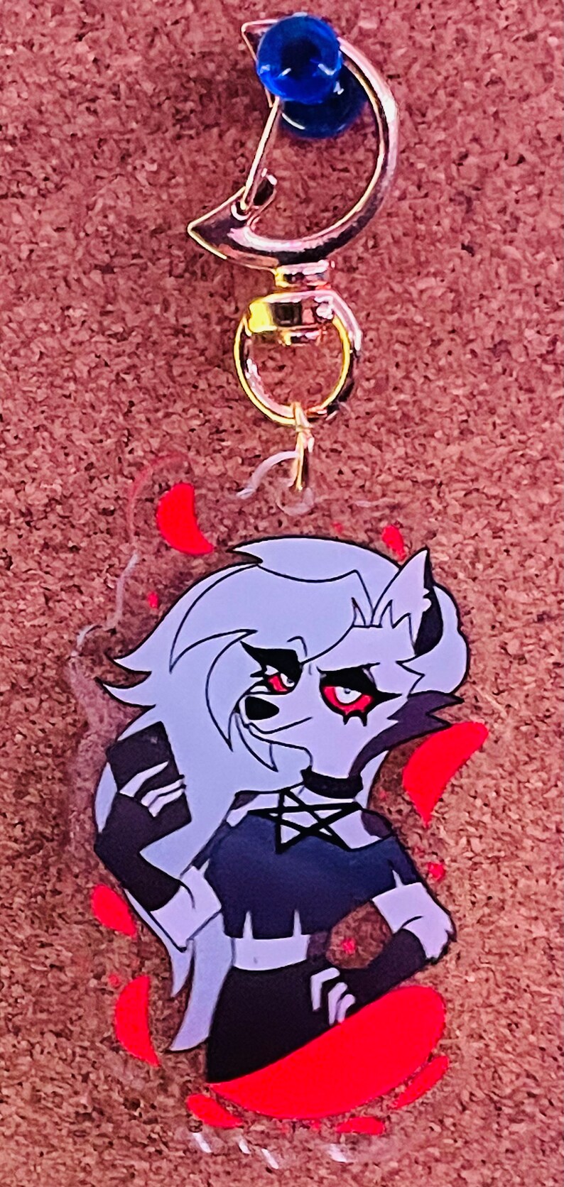 Helluva Boss Loona/luna Charm/keychain - Etsy