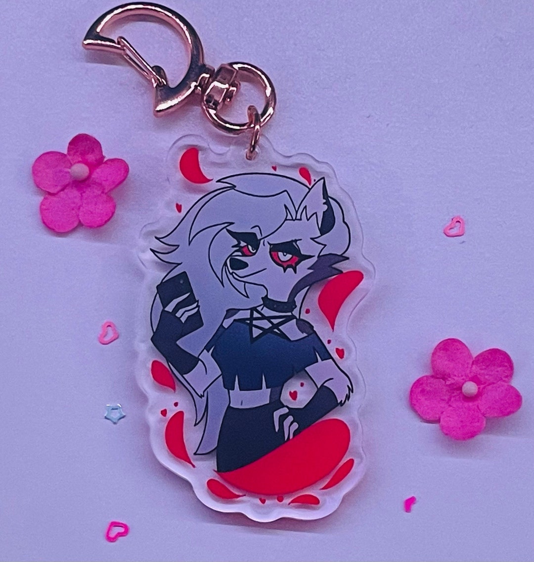 Helluva Boss Loona/luna Charm/keychain - Etsy