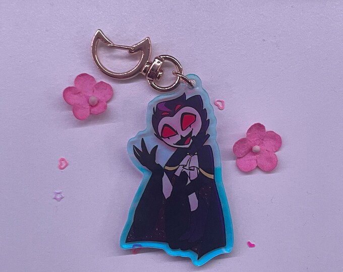 Rainbow Helluva Boss Stolas Ozzies Charm/keychain - Etsy