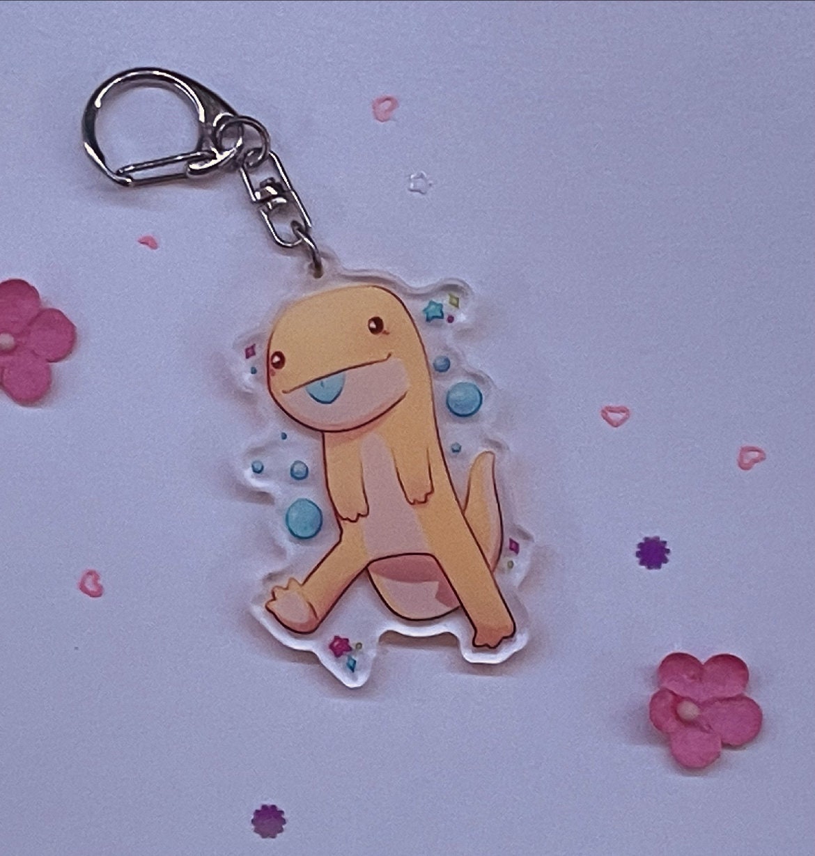 Homestuck Casey Salamander Charm Keychain - Etsy