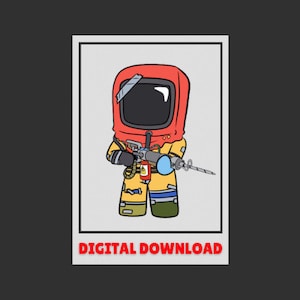 Hazmat Farmer Rust Character Posters DIGITAL DOWNLOAD - Etsy