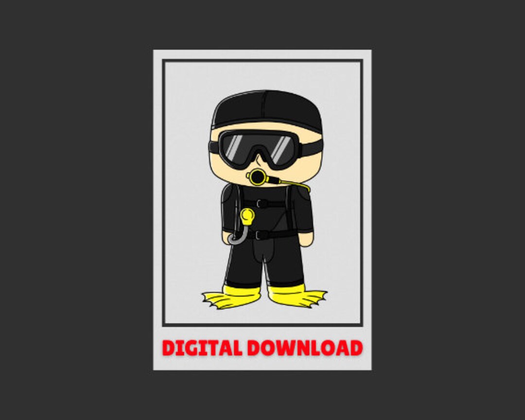 Scuba - Rust Character Posters *DIGITAL DOWNLOAD* - Etsy