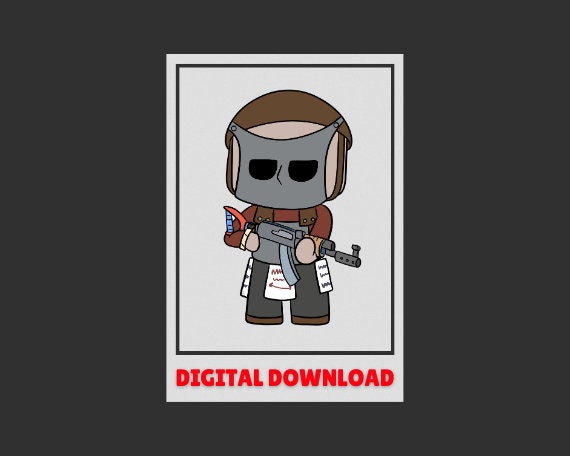 Chad - Rust Character Posters *DIGITAL DOWNLOAD* - Etsy