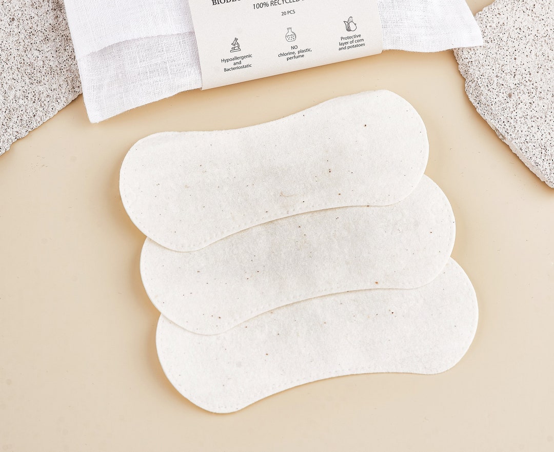 Linen-cotton Menstrual Pads. Organic Sanitary Pads. Zero Waste Pads ...
