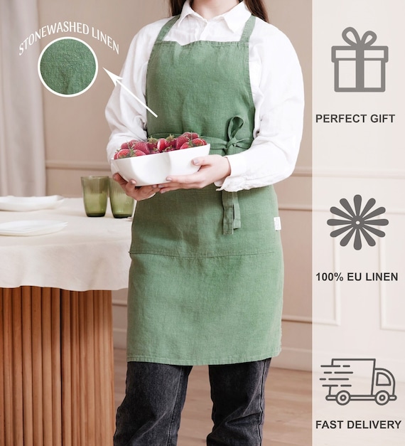Womens kitchen aprons with pockets store