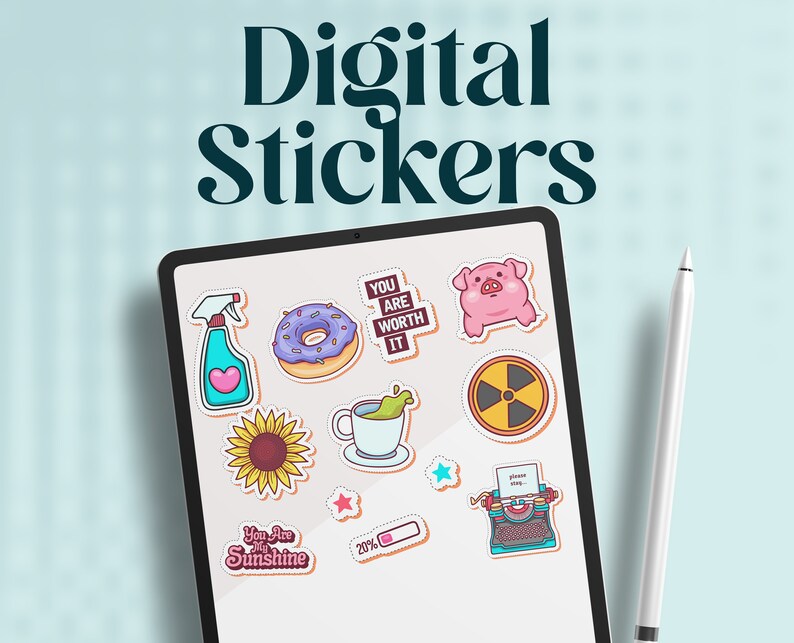 Sticker Icon Digital Stickers Goodnotes Stickers Onenote - Etsy