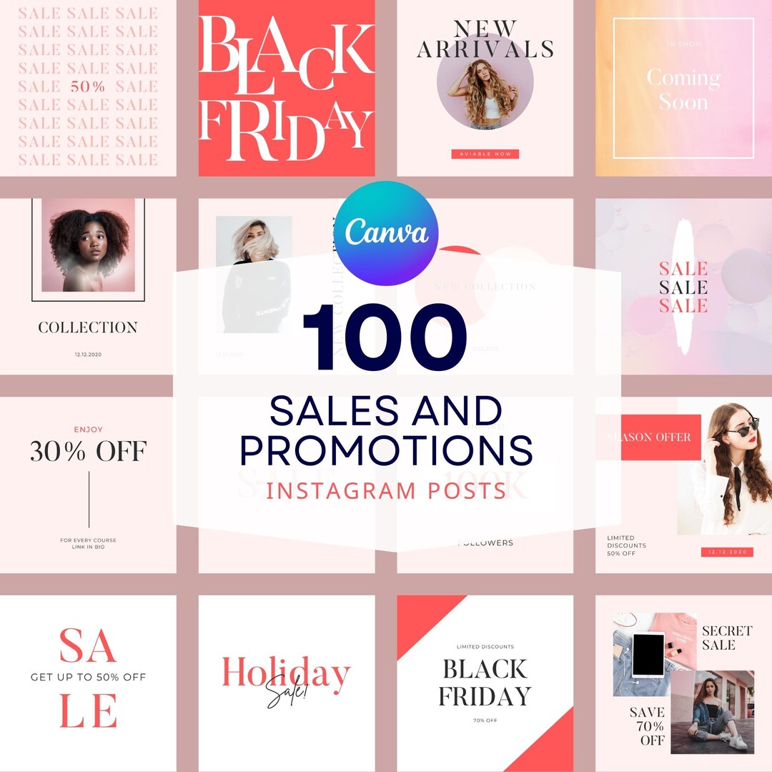 100 Editable Sales and Promo Templates | Business Marketing Canva ...