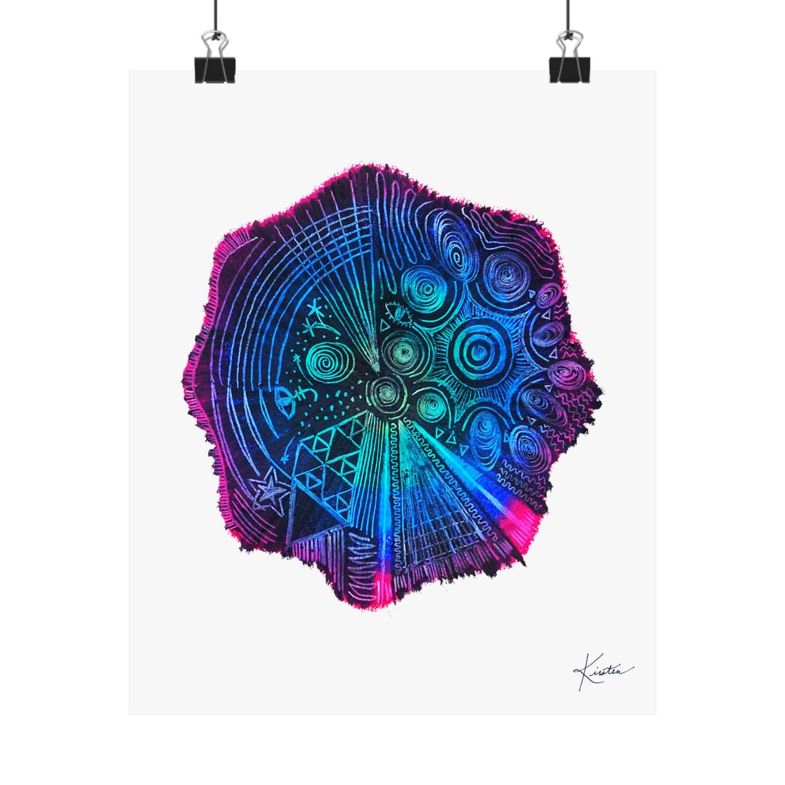 Universe Portal | Energy Blueprint Print - Etsy