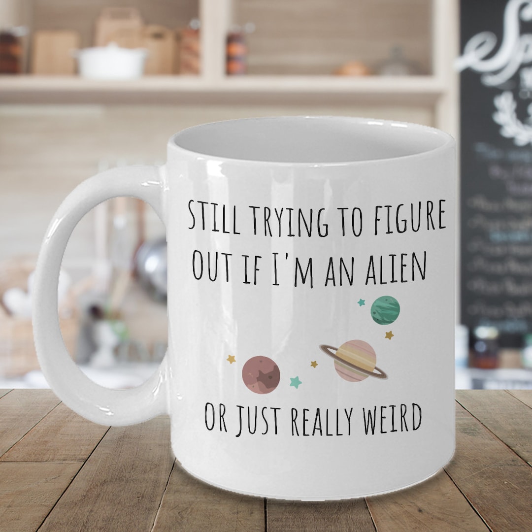 Weird Person Mug, Quirky Character Gift, Gift for Eccentric Person ...