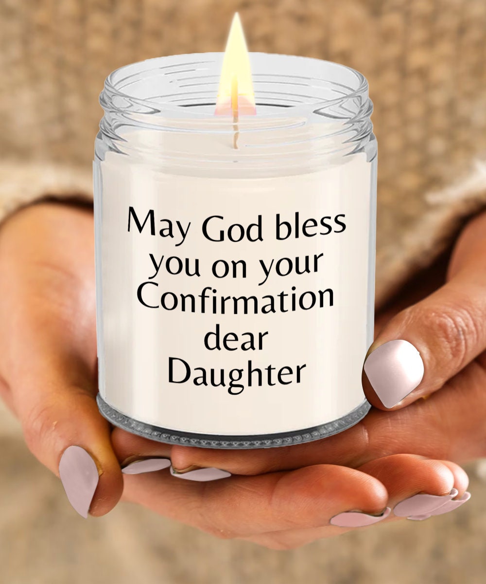 Confirmation Candle for Daughter Confirmation Keepsake for Daughter ...