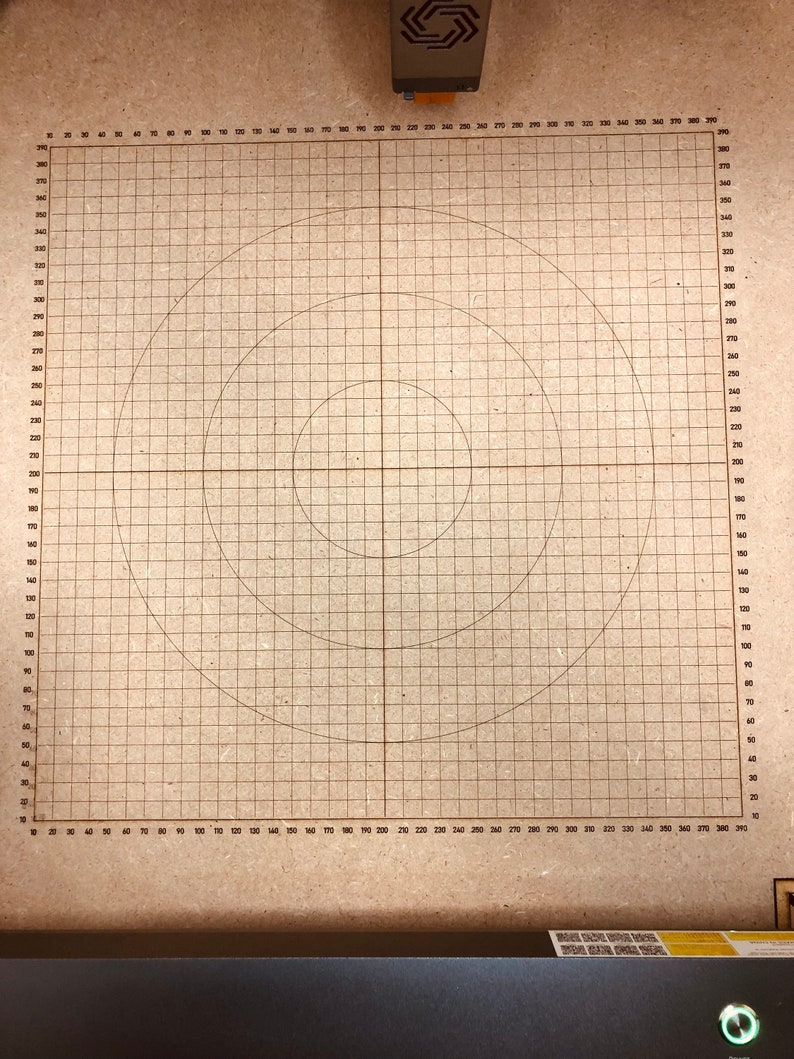 Laser Grid (400mm X 400mm) Working Area - Ortur Master 3 Pro ...