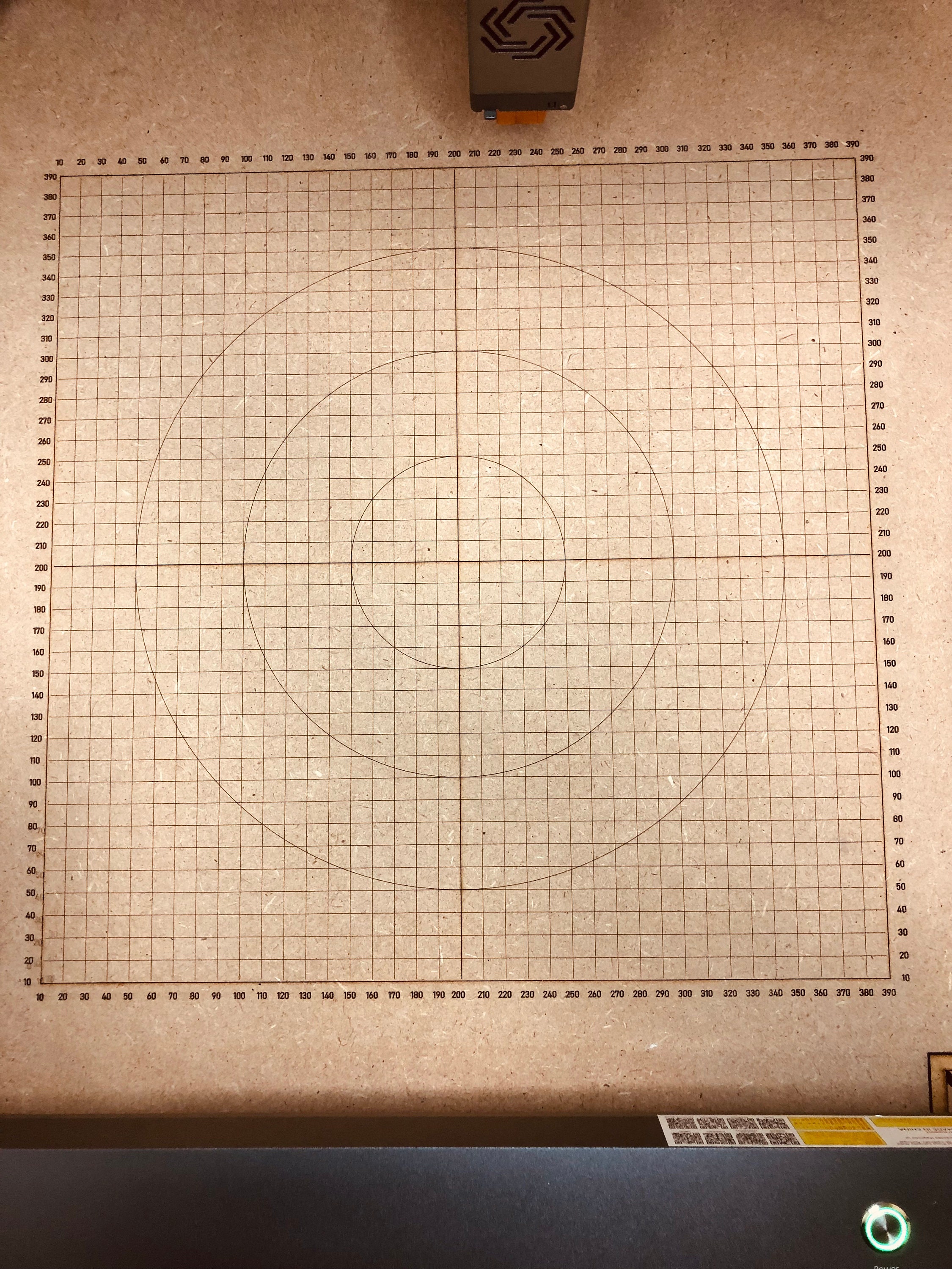 Laser Grid 400mm X 400mm Work Area Ortur Master 3 Pro Lightburn File ...