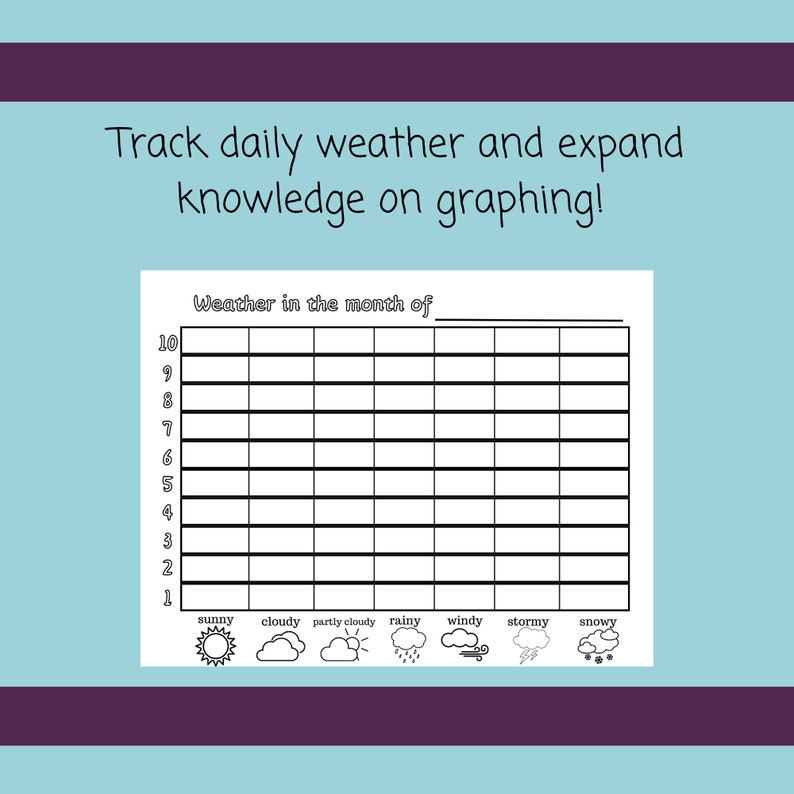 Coloring Calendar - Fillable Calendar - Kids Calendar - Weather ...