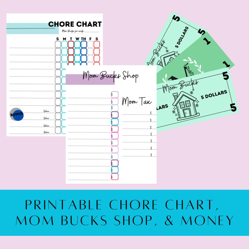 Chore Organization Mom Bucks Children Responsibilities Homeschool ...