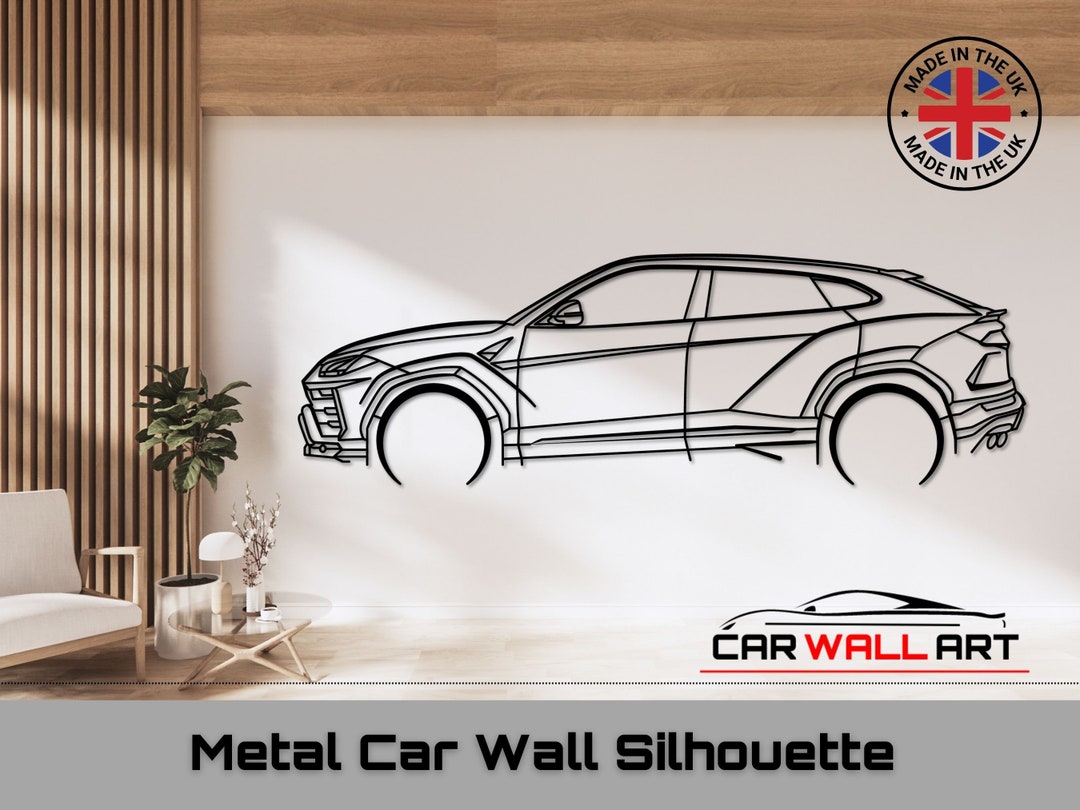 Urus, Metal Car Wall Art, Car Guy Gift, Car Wall Art, Metal Wall Art ...