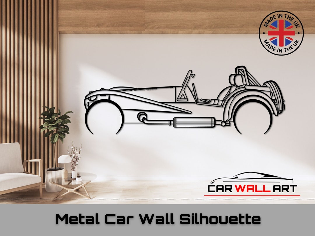 Caterham Super Seven, Metal Car Wall Art, Car Guy Gift, Car Wall Art ...