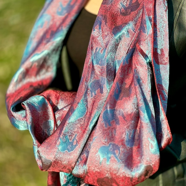 Thai Silk Scarf - Etsy