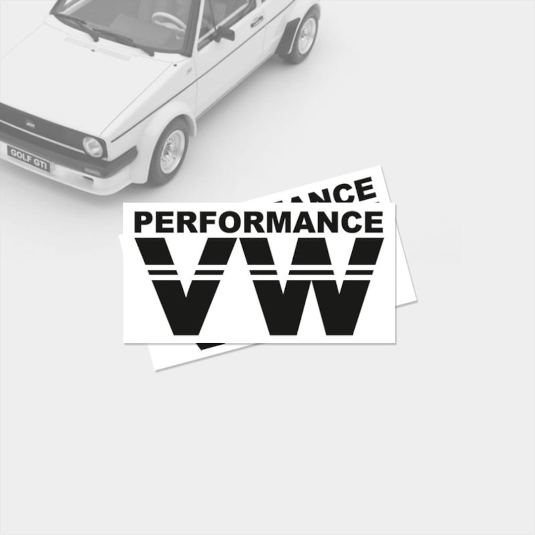 Volks Wagen Sticker VW PERFORMANCE Vinyl Decal Car Decor - Etsy