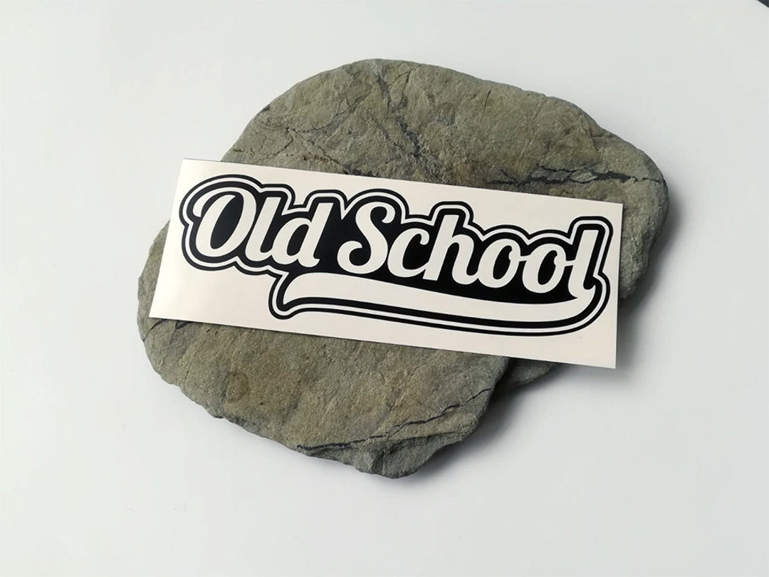 Old SCHOOL Car Sticker for Classic Car Retro Decal Like JDM - Etsy