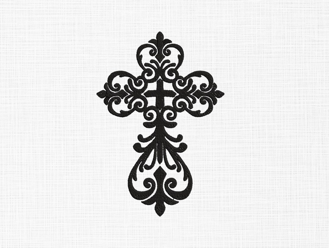 Cross Embroidery Design Fancy Cross Embroidery Celtic Cross Embroidery ...